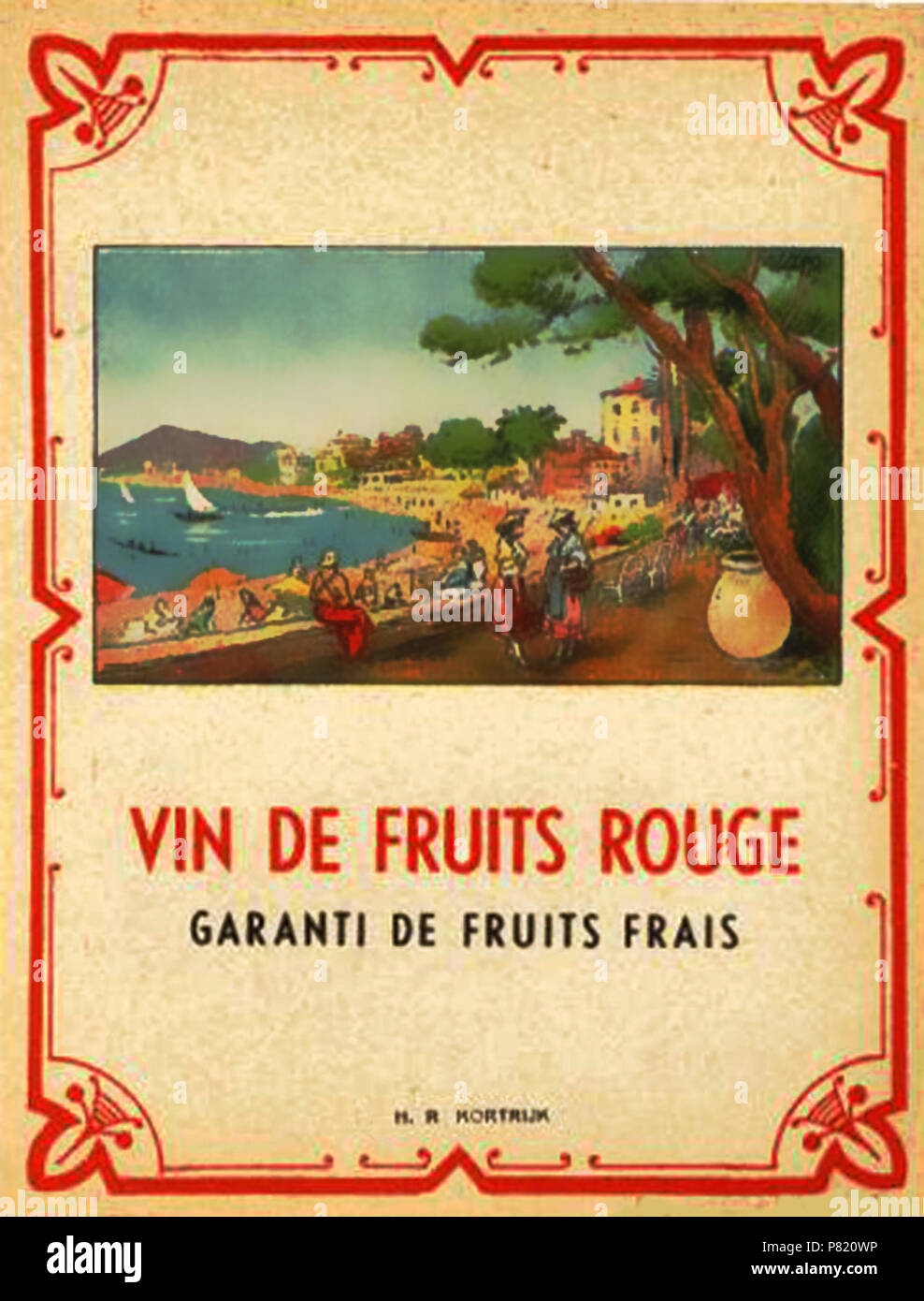 40 Belgique Vin de fruits début XXe s Stock Photo - Alamy