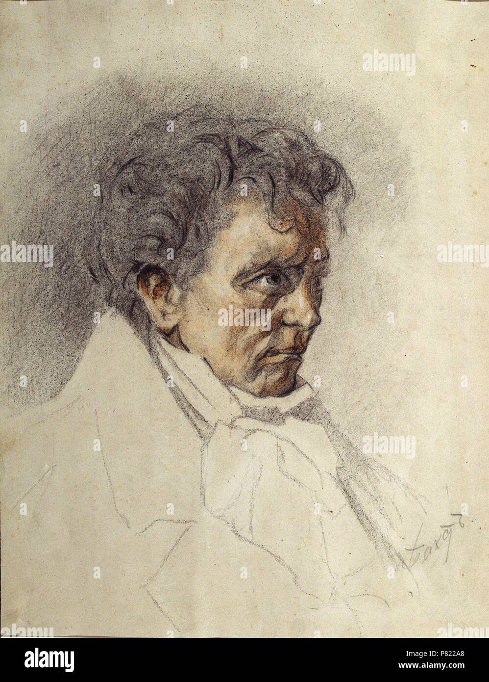 Portrait de ludwig van beethoven hi-res stock photography and images ...
