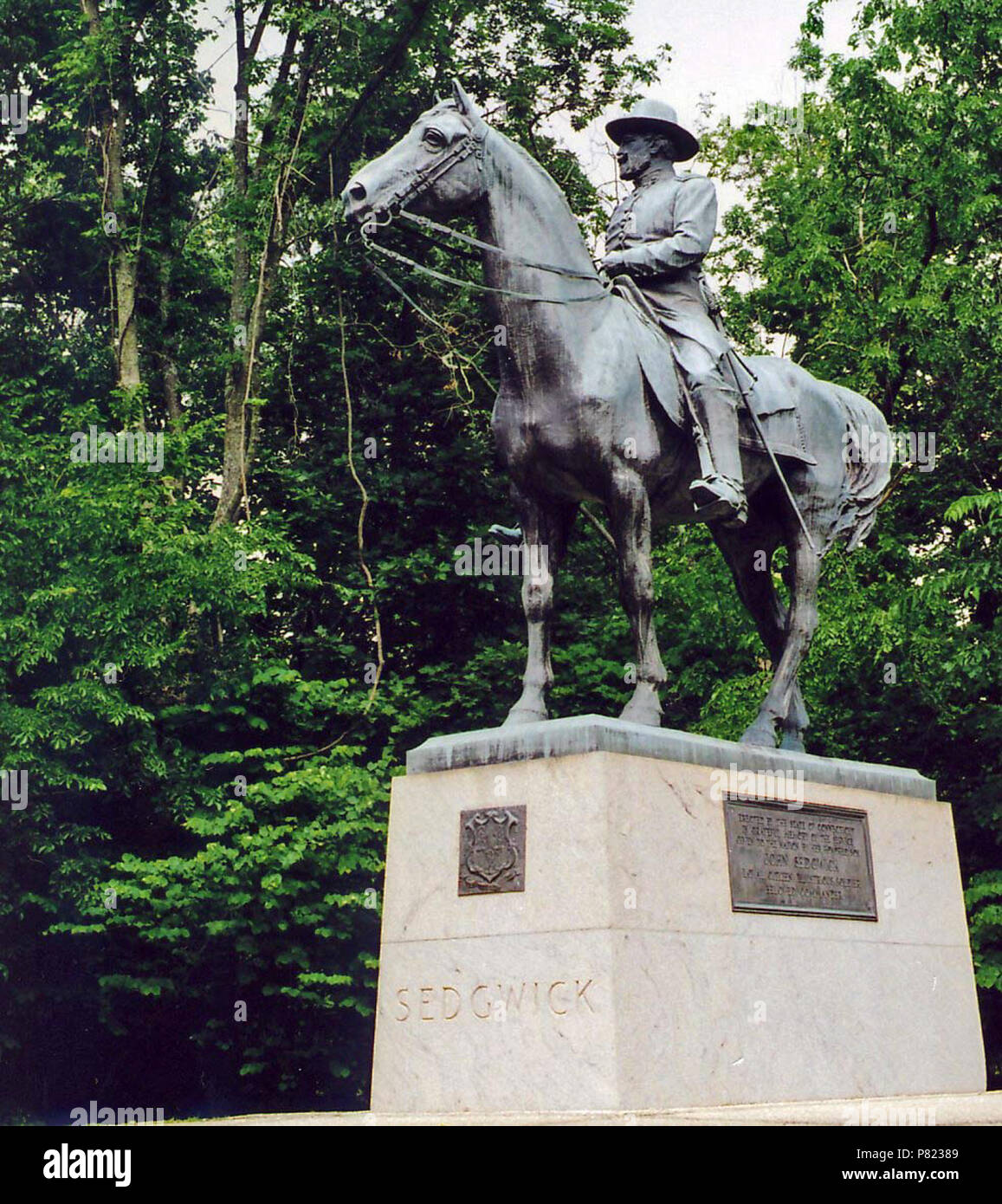 English: Equestrian statue of General John Sedgwick at Gettysburg ...
