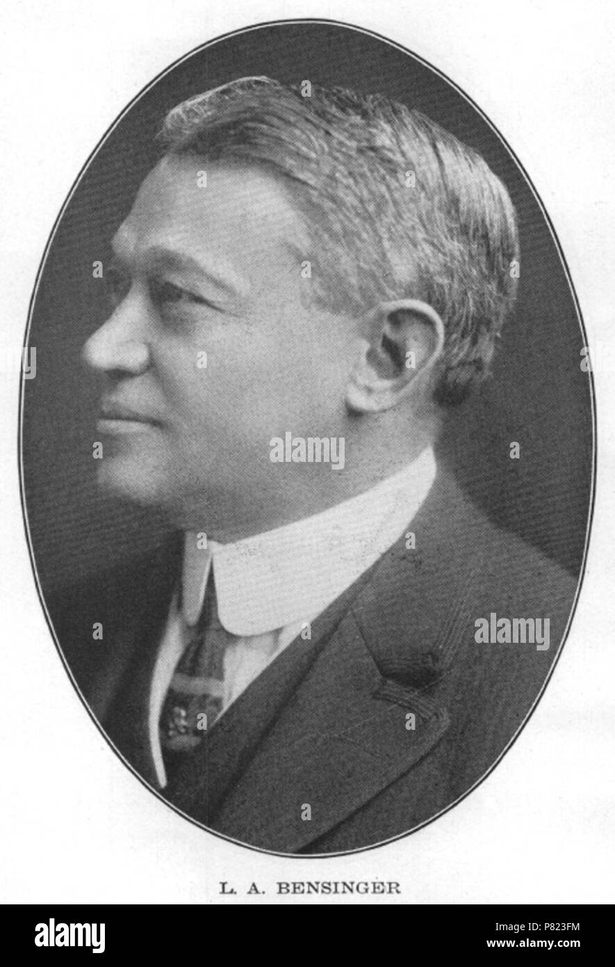 English: Portrait of Louis A. Bensinger . Unknown date 41 Bensinger ...