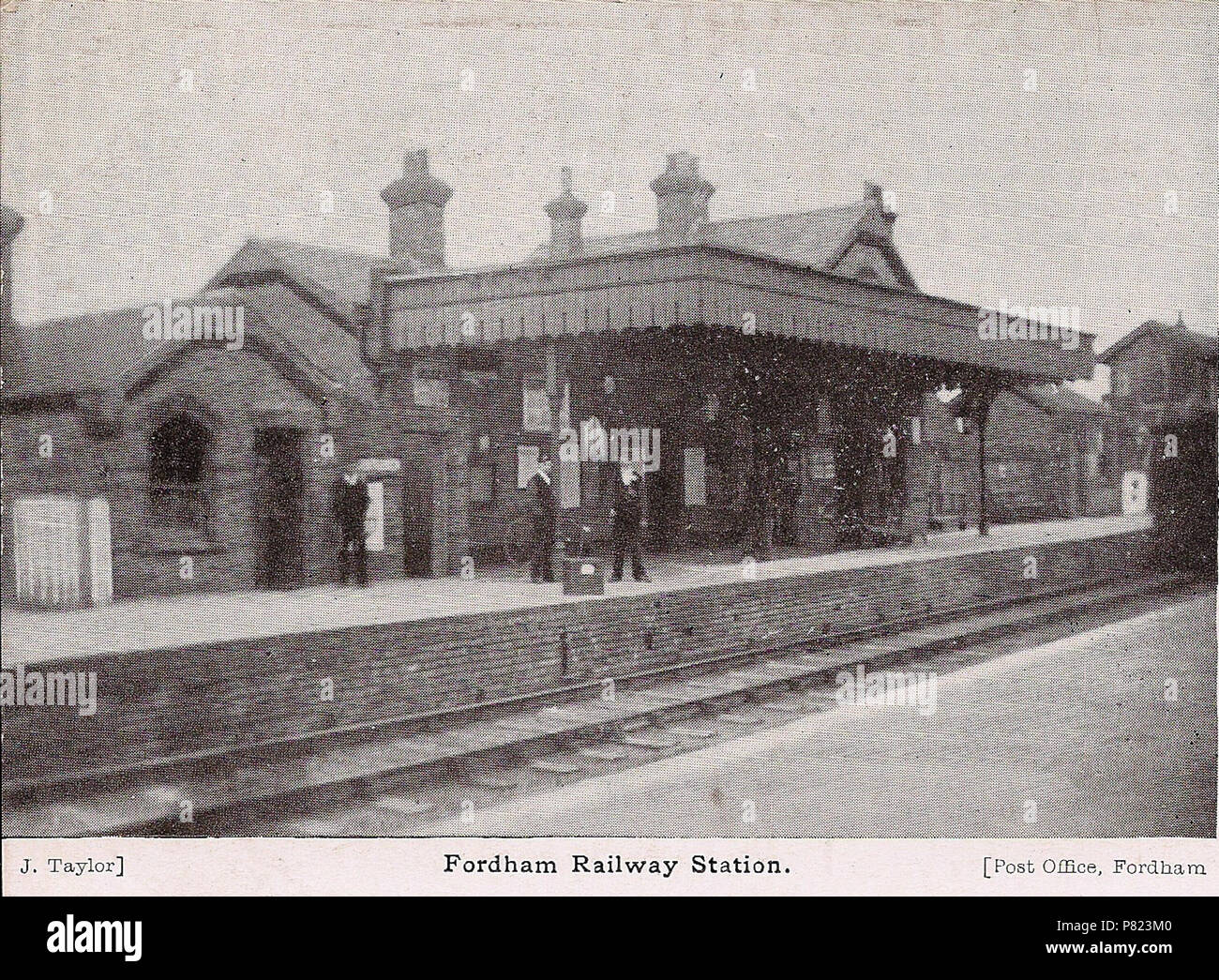 Fordham railway station . 1900s 160 Fordham railway station Stock Photo ...