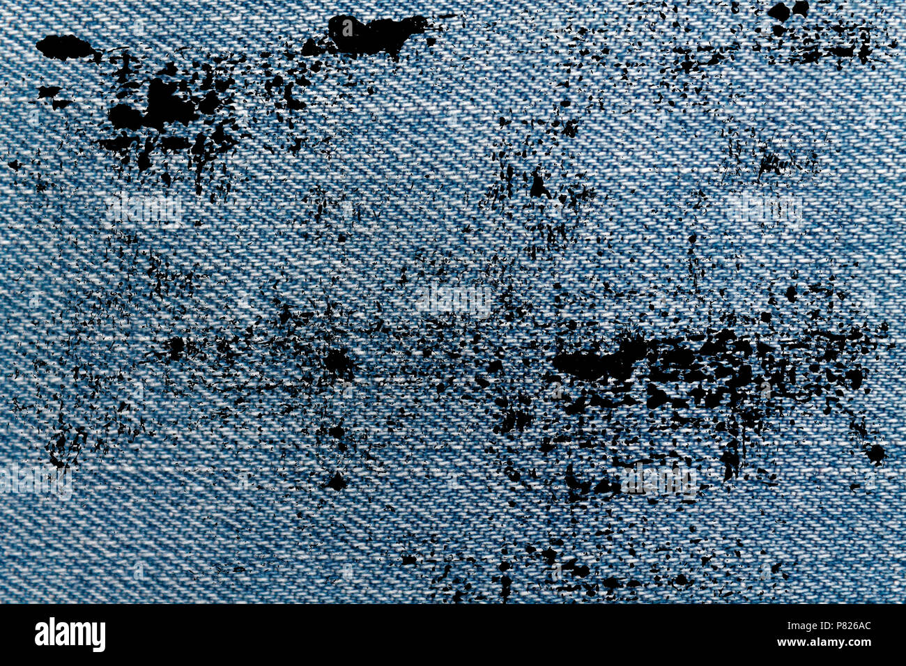 Grunge dirty Jeans blue macro texture for denim background Stock Photo ...