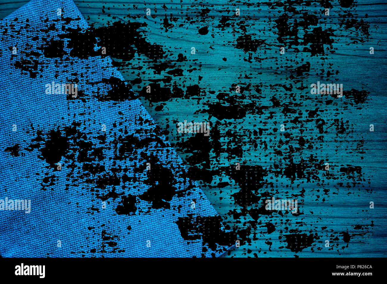 Grunge dirty Ultra blue Linen fabric surface for mock-up or designer ...