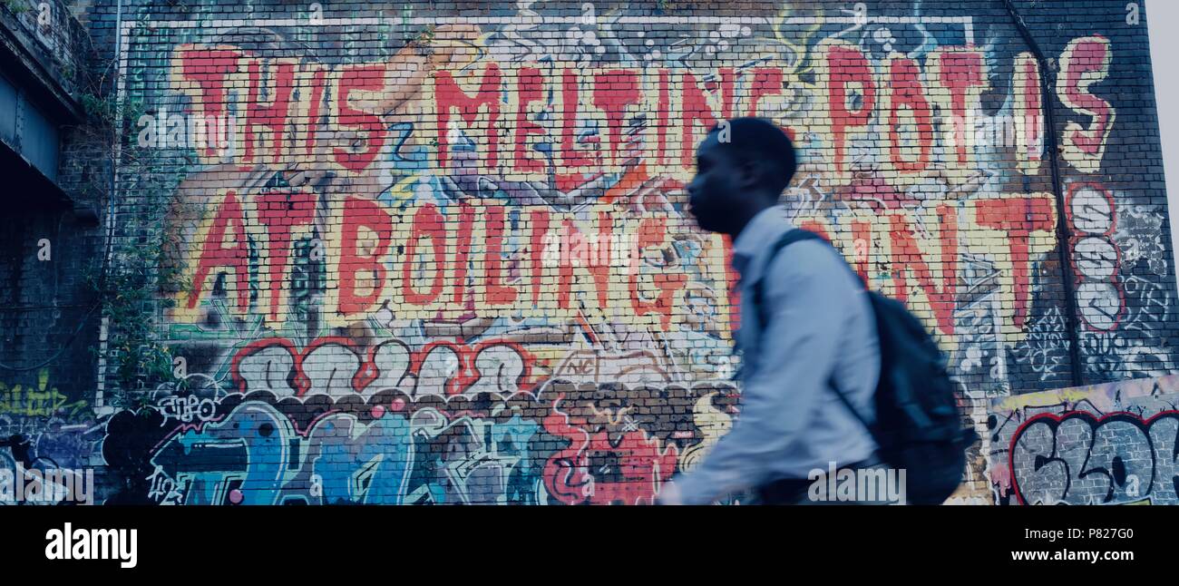 Diversity, london, graffiti hi-res stock photography and images - Alamy