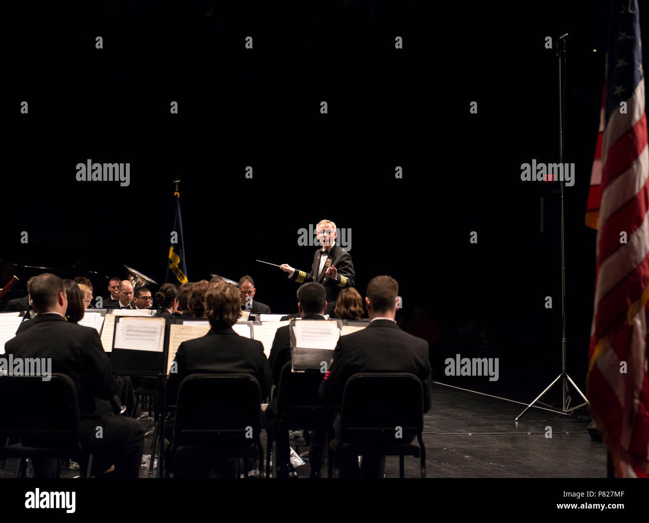 WEST HARTFORD, CT (Mar. 11, 2016) Captain Kenneth Collins conducts the ...