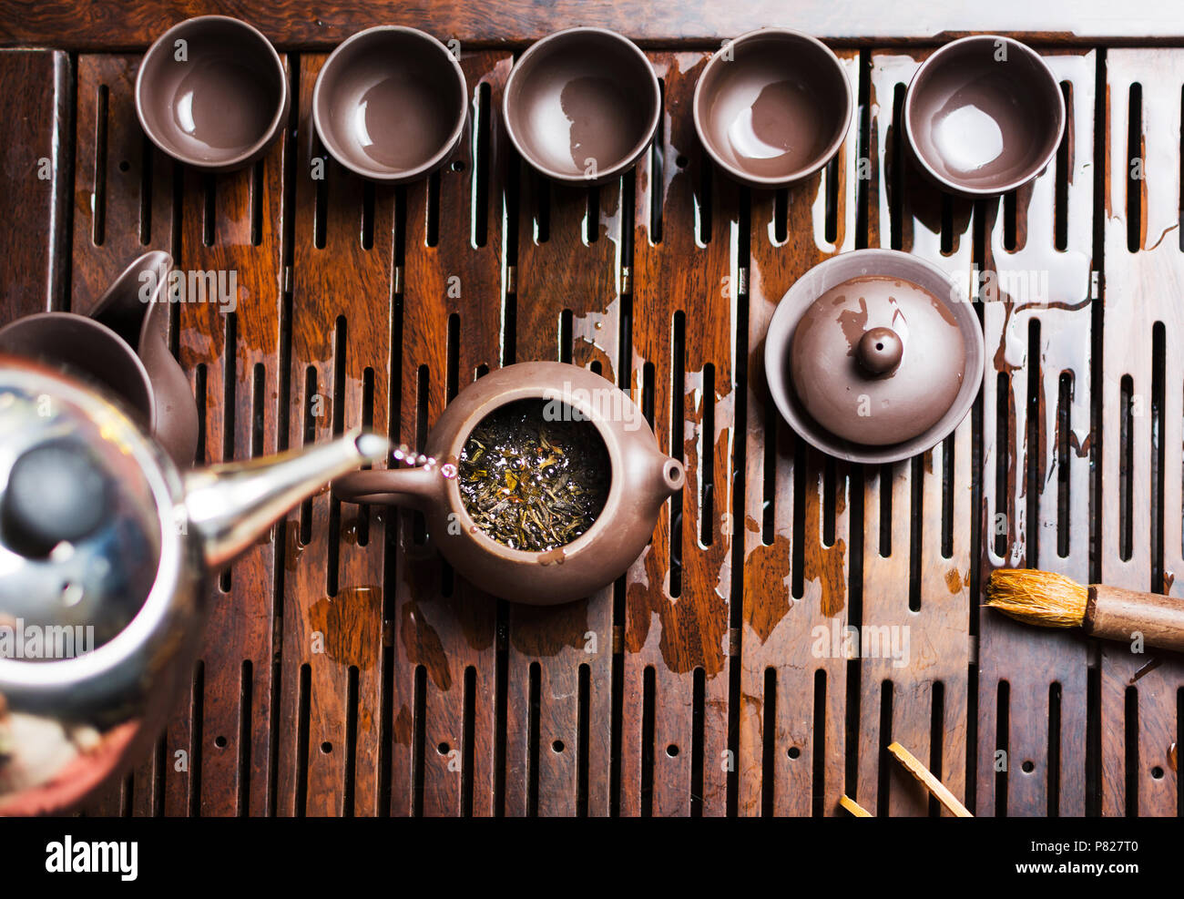 China traditional tea process hi-res stock photography and images - Alamy