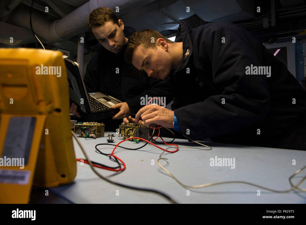 CHINA SEA (May 15, 2016) - Aviation Electronics Technician 2nd Class ...