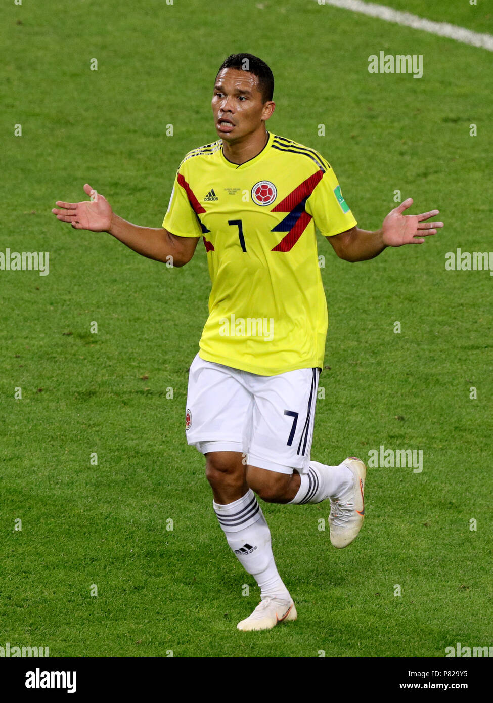 Colombia's Carlos Bacca gestures Stock Photo - Alamy