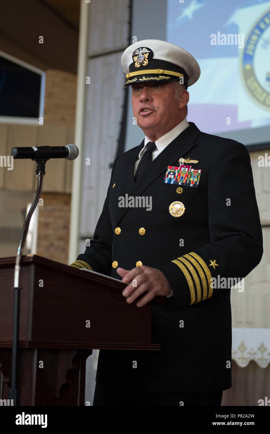 BEACH, Va. (May 26, 2016) -- Commander, Joint Expeditionary Base Little ...
