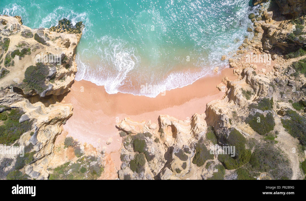 Top view ocean coastline sandy hi-res stock photography and images - Alamy