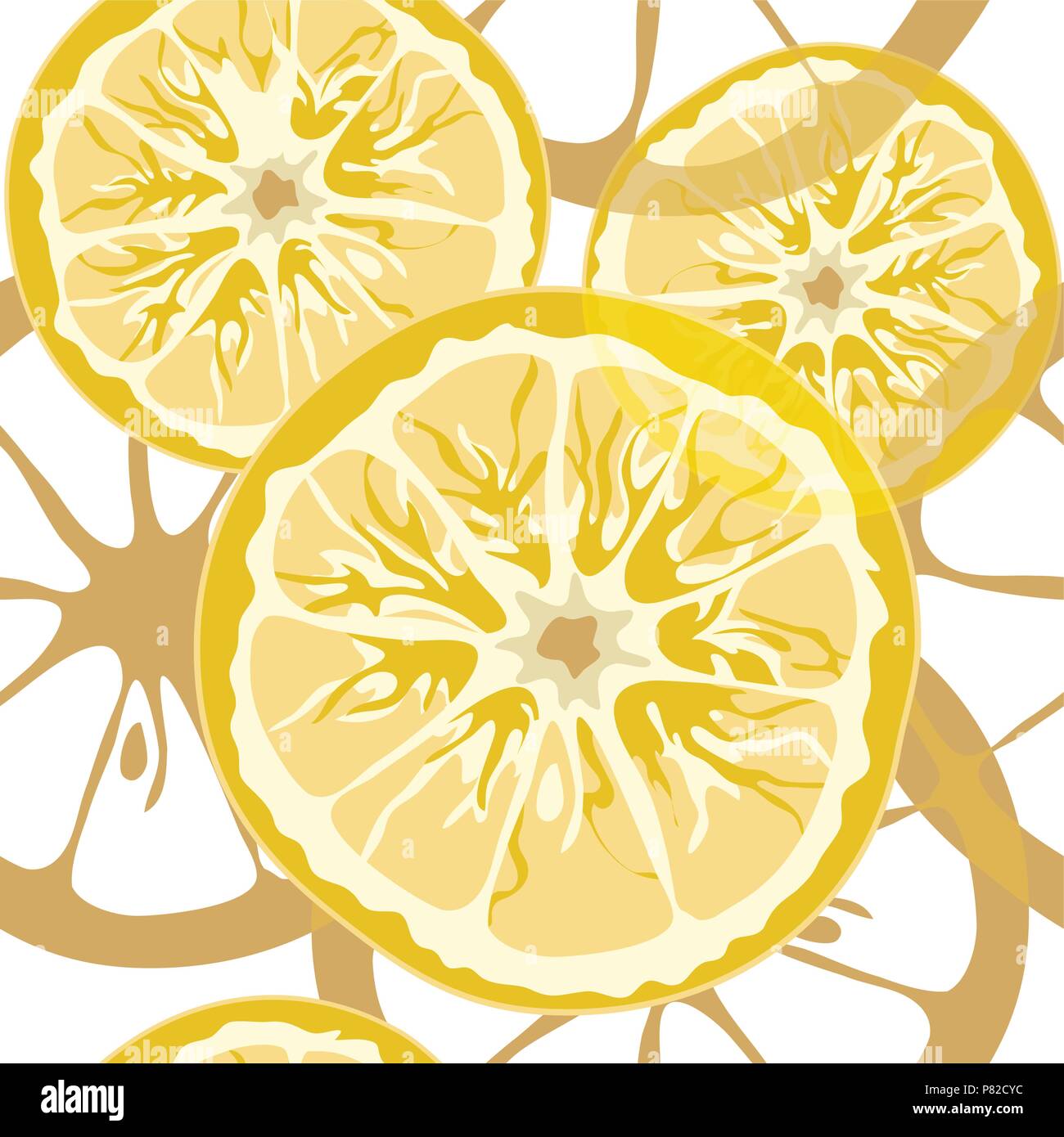 Seamless citrus pattern Stock Vector Image & Art - Alamy