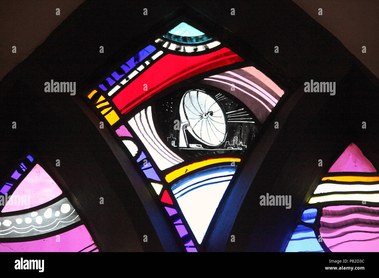 Stained glass by George Walsh in the refurbished windows at St ...