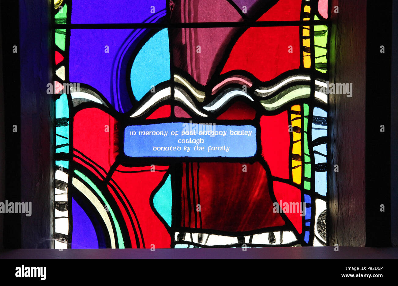 Stained glass by George Walsh in the refurbished windows at St ...