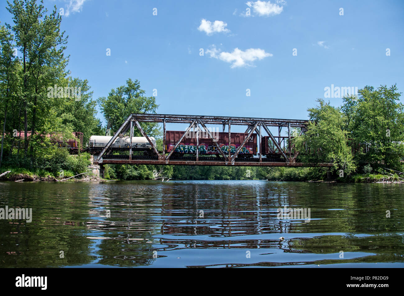 Steel Trestle Train Bridge High Resolution Stock Photography and Images ...