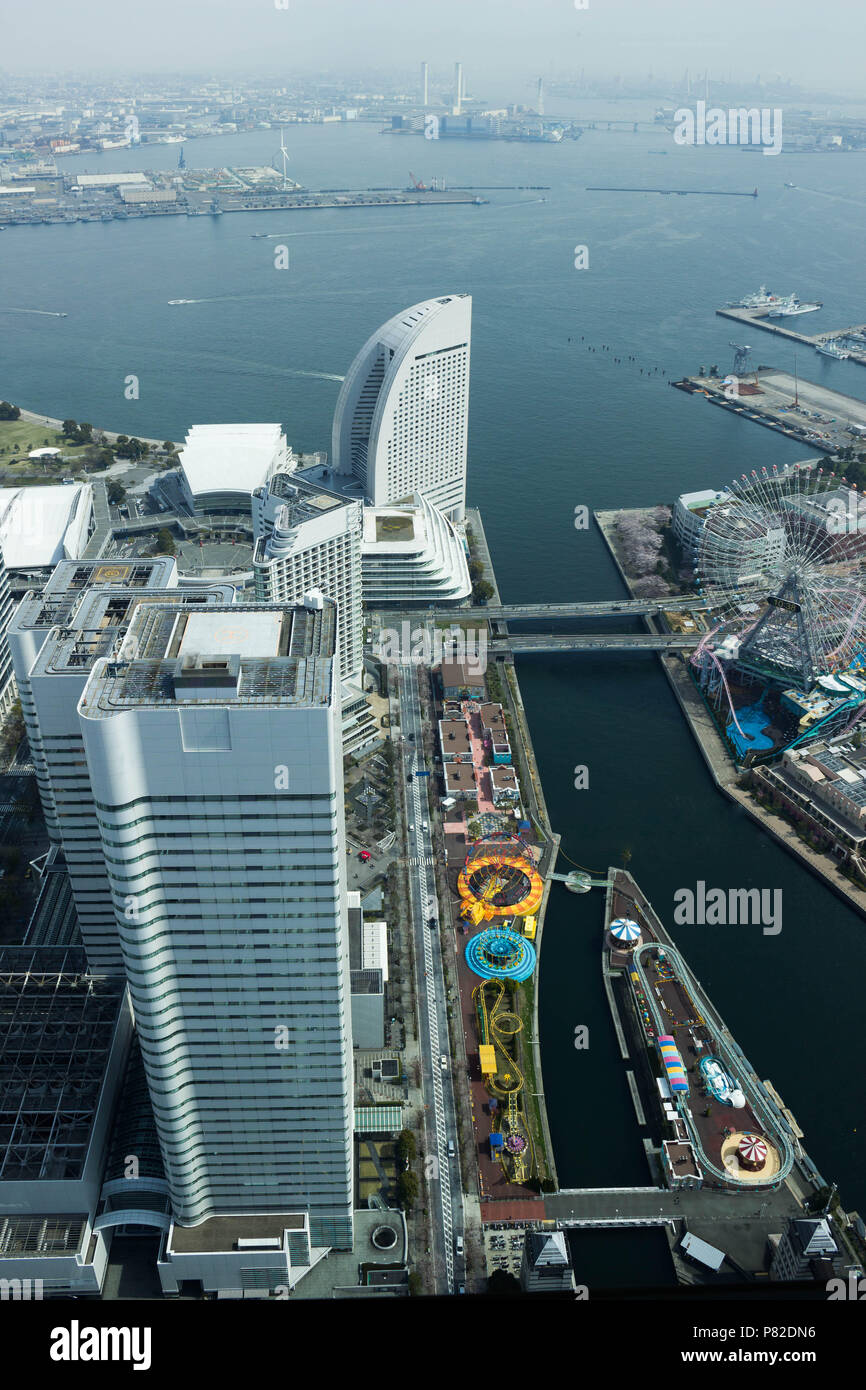 View from Yokohama Landmark Tower Stock Photo - Alamy