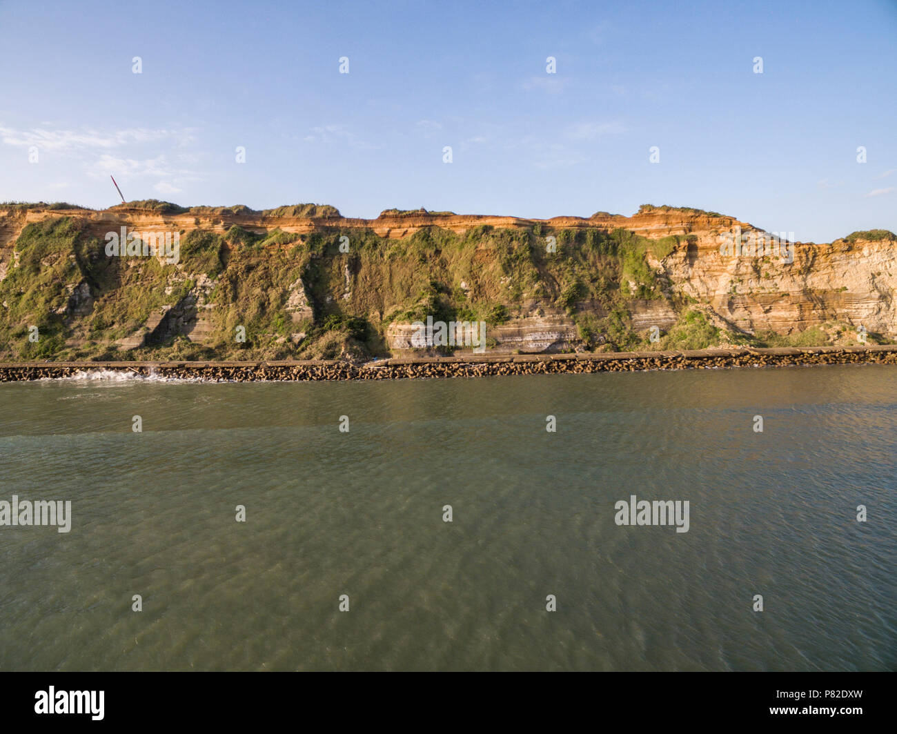 Aerial view of Byobugaura, Choshi City, Chiba Prefecture, Japan Stock ...
