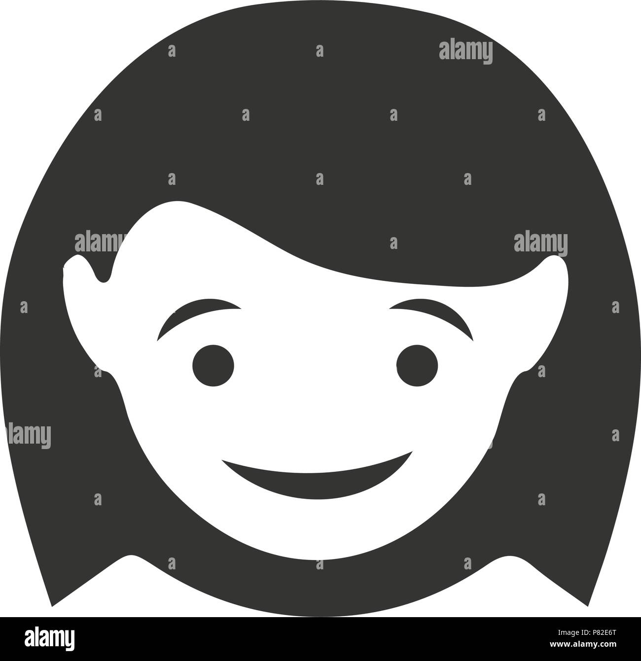 Teenager girl female child infant Stock Vector Images - Alamy