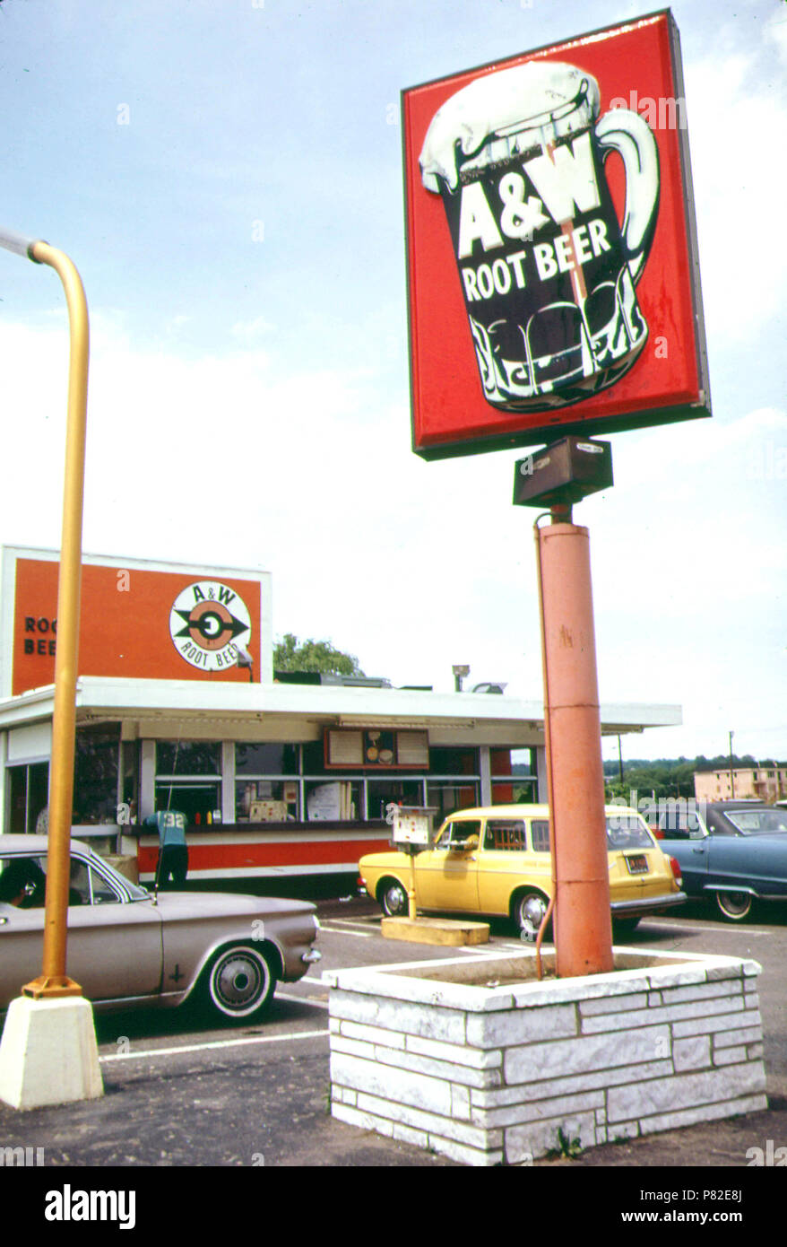 Roadside Eating on Hylan Boulevard in Staten Island 06 1973 Stock Photo ...
