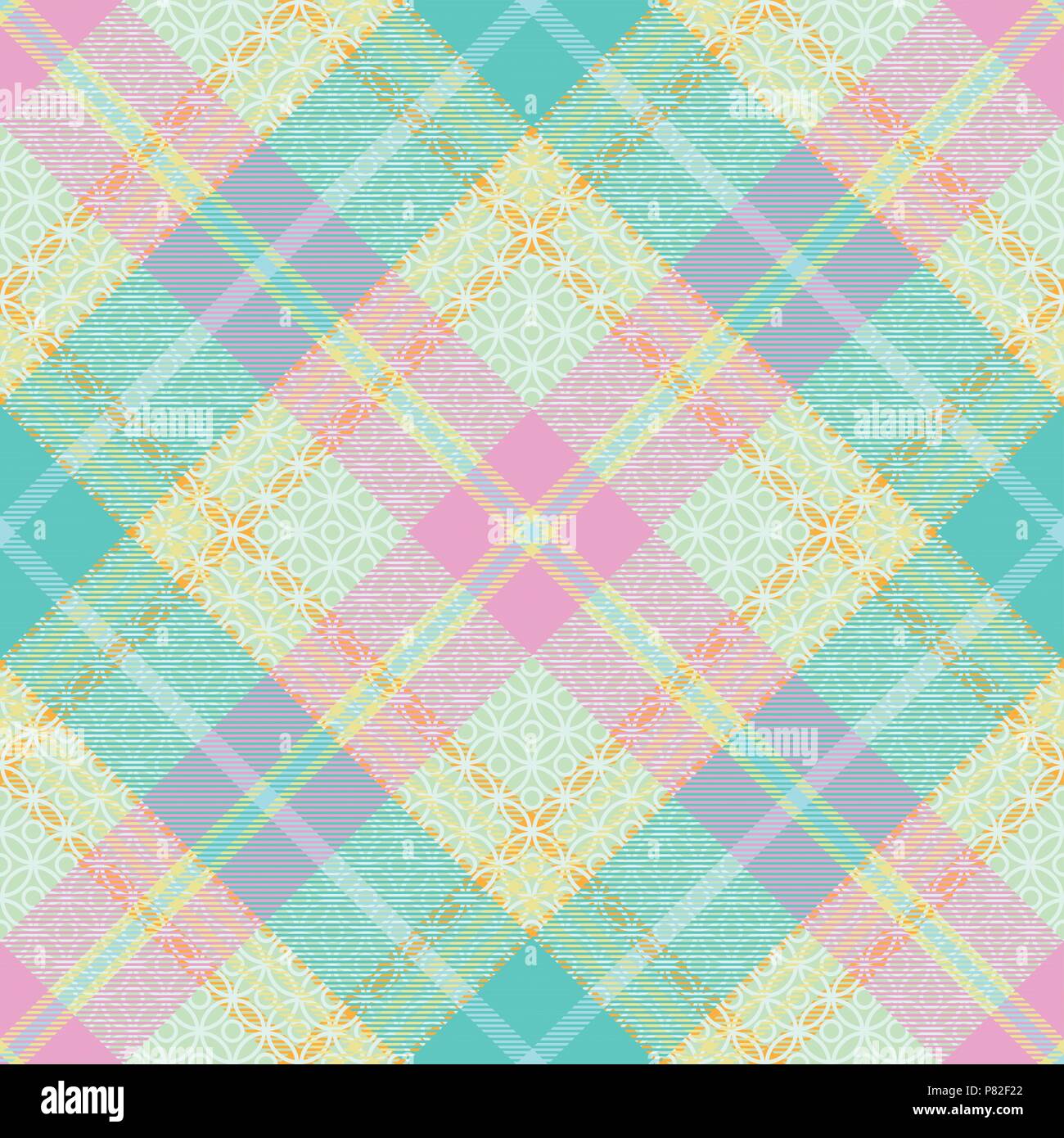 Pastel tartan hi-res stock photography and images - Alamy