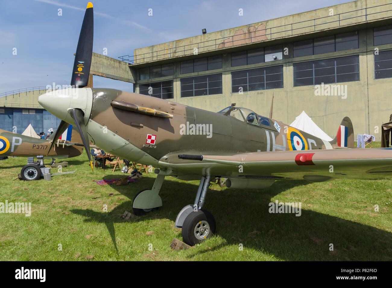 Supermarine Spitfire of the Royal Air Force who used it as fighter ...