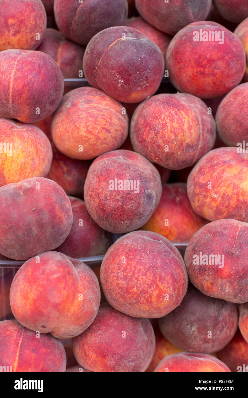 fresh red peaches abstract fruit colorful pattern texture background ...