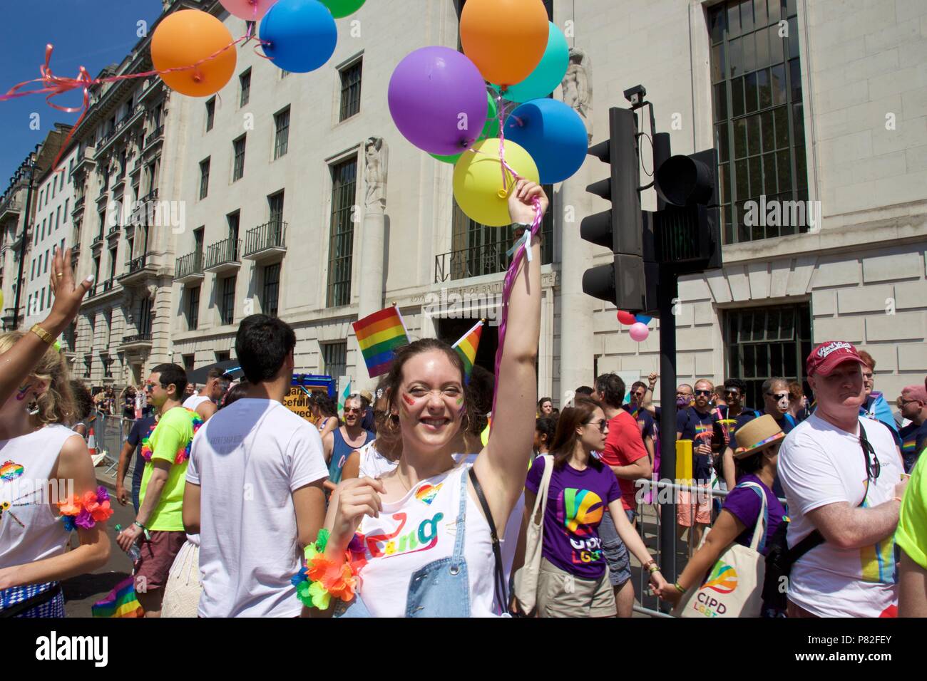 Pride balloons hi-res stock photography and images - Alamy