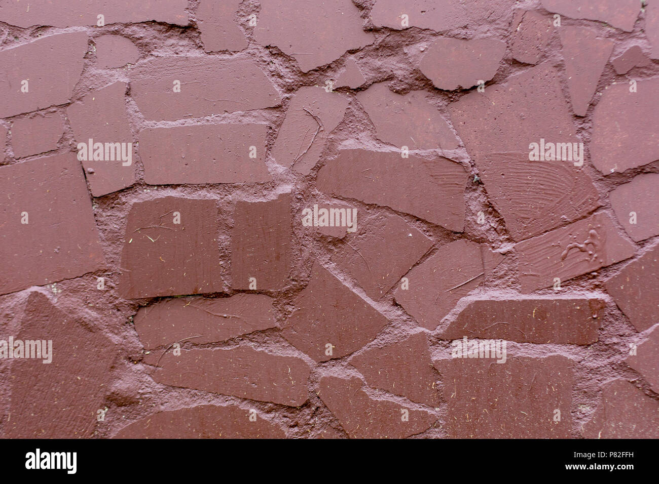 painted stone wall pattern texture background Stock Photo - Alamy