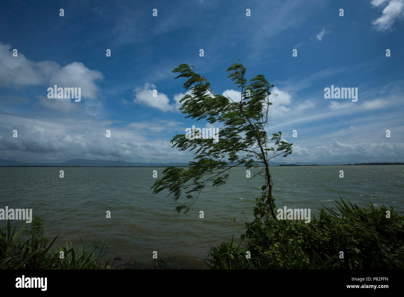 Landscape of Shah Porir Dweep. Teknaf, Cox´s Bazar, Bangladesh Stock ...