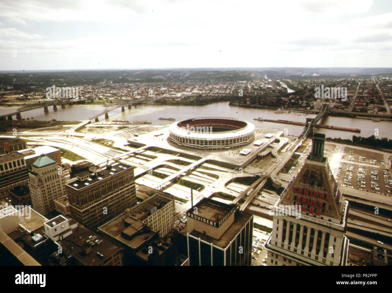 Aerial view riverfront stadium hi-res stock photography and images - Alamy