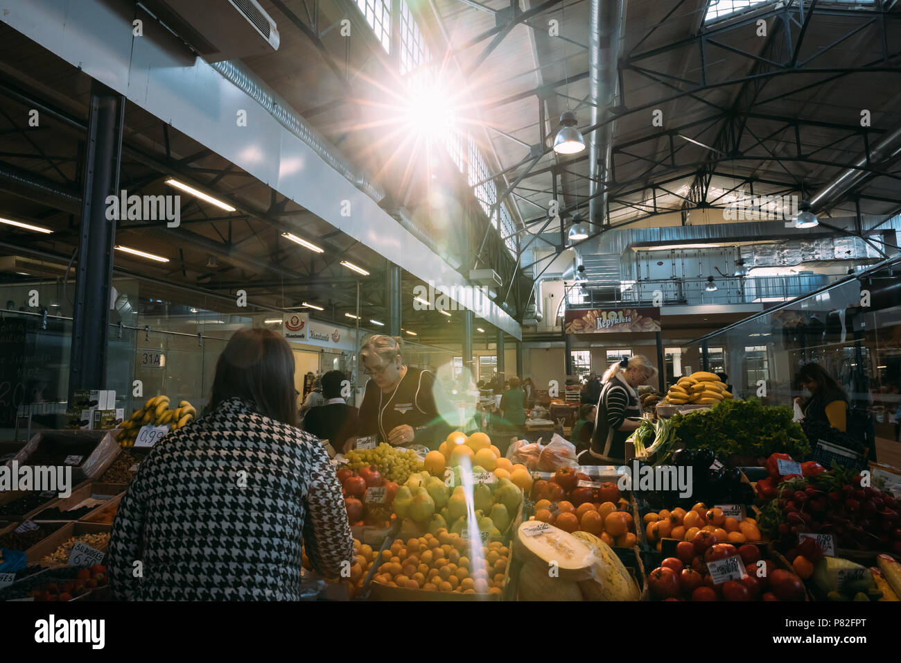 Vilnius Lithuania Market Stock Photos & Vilnius Lithuania Market Stock ...