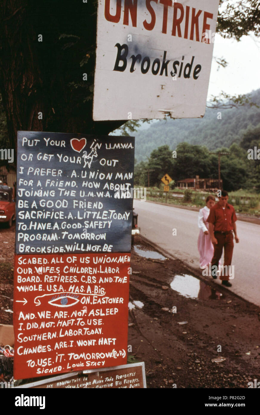 Mining strike 1970s hi-res stock photography and images - Alamy