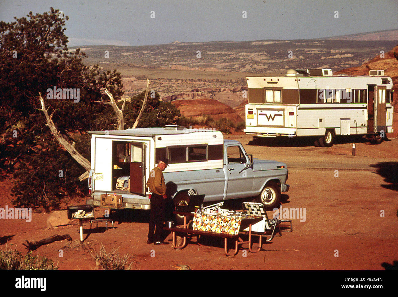 1970s camping america hi-res stock photography and images - Alamy