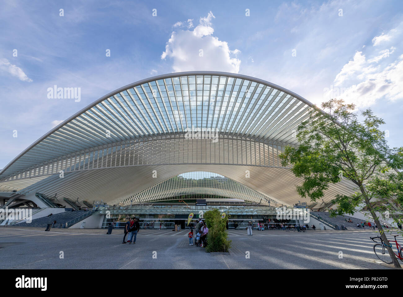 Liege Guillemins Station in Belgium, Architect Santiago Calatrava Stock ...