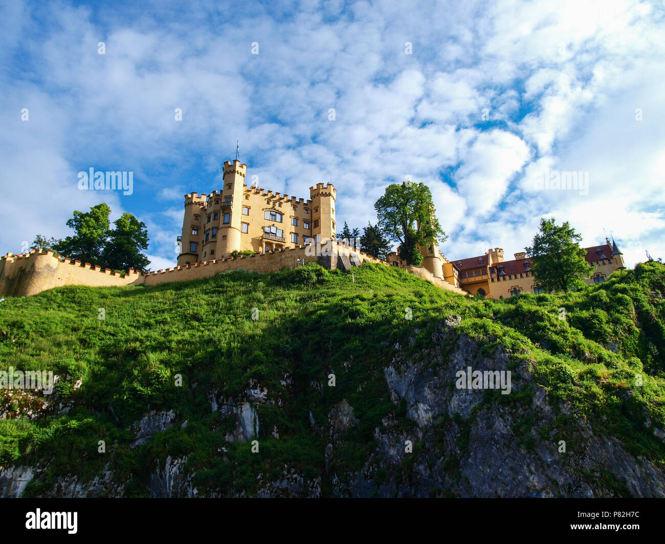 Fussen castle lake valley church europe germany austria Vienna Bavaria ...