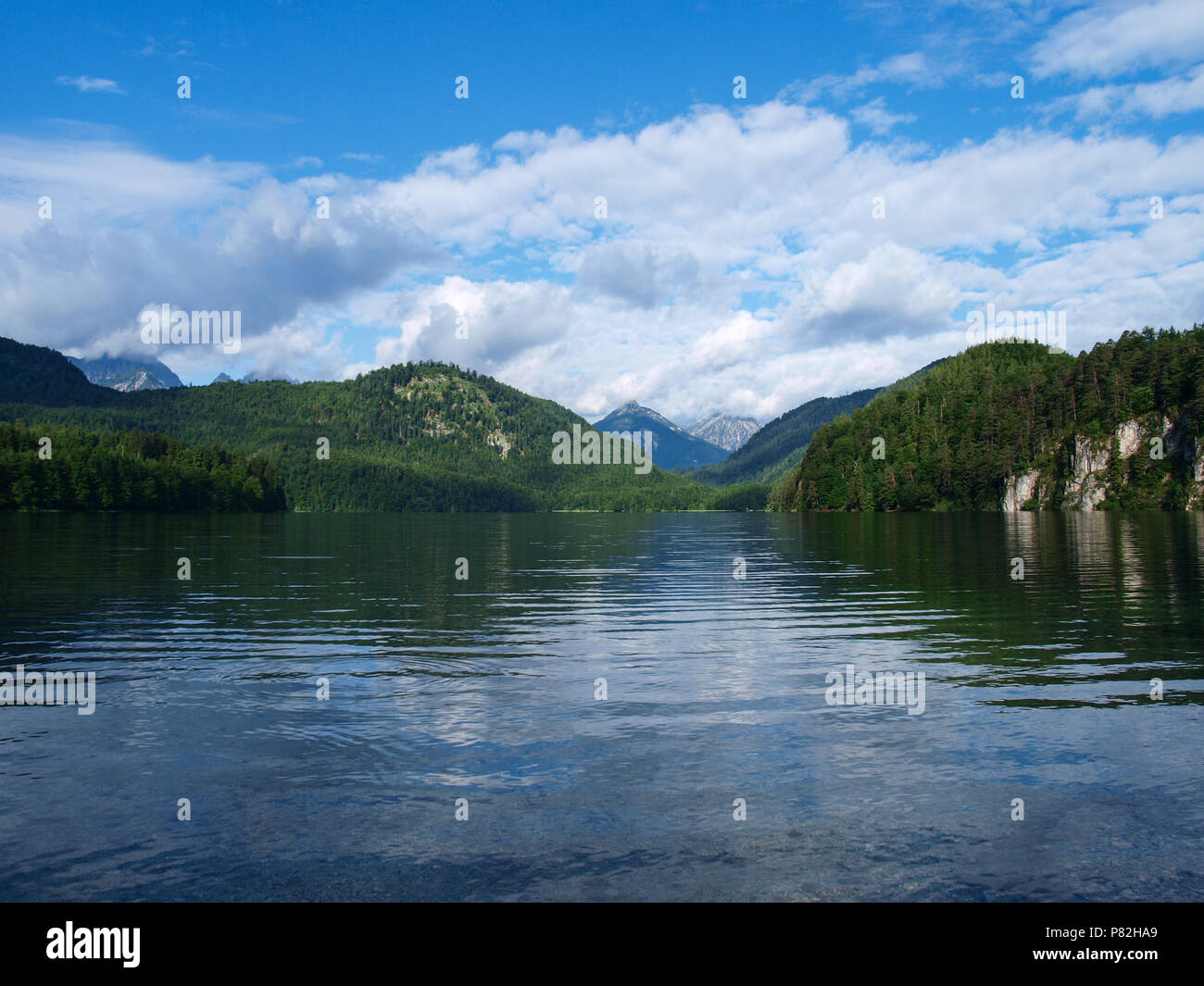 Fussen castle lake valley church europe germany austria Vienna Bavaria ...
