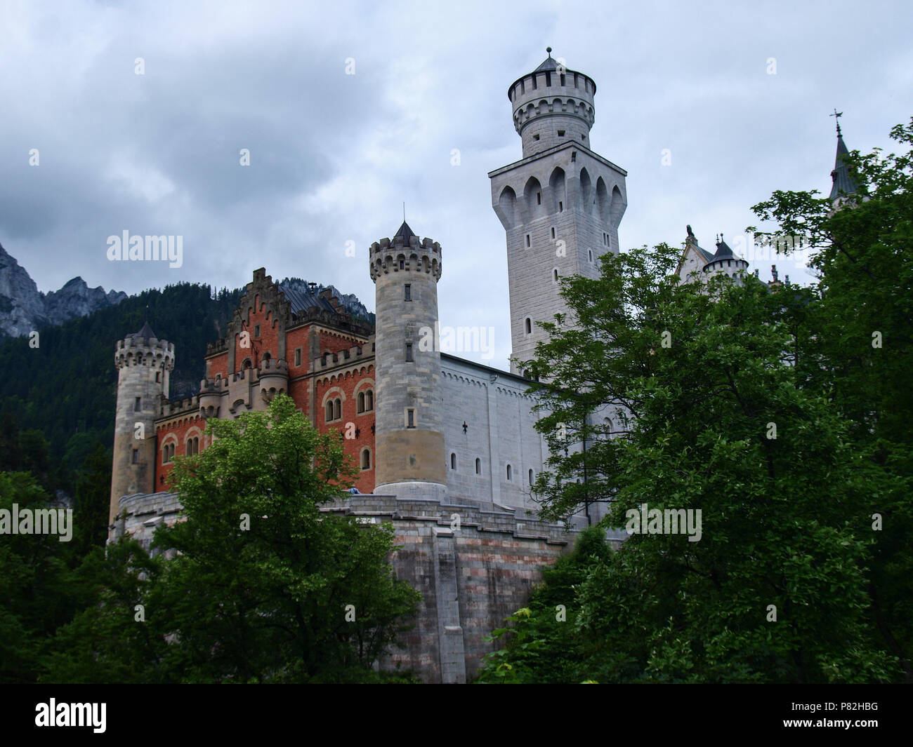 Fussen castle lake valley church europe germany austria Vienna Bavaria ...