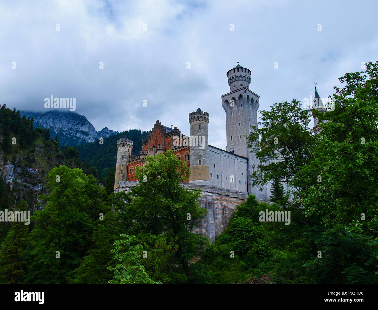 Fussen castle lake valley church europe germany austria Vienna Bavaria ...