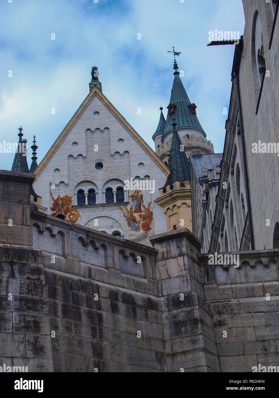 Fussen castle lake valley church europe germany austria Vienna Bavaria ...
