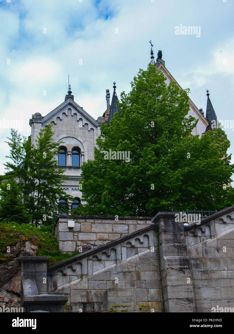 Fussen castle lake valley church europe germany austria Vienna Bavaria ...