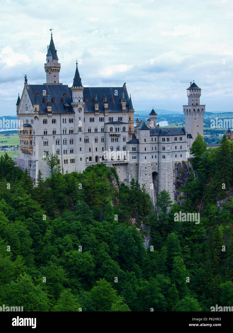 Fussen castle lake valley church europe germany austria Vienna Bavaria ...