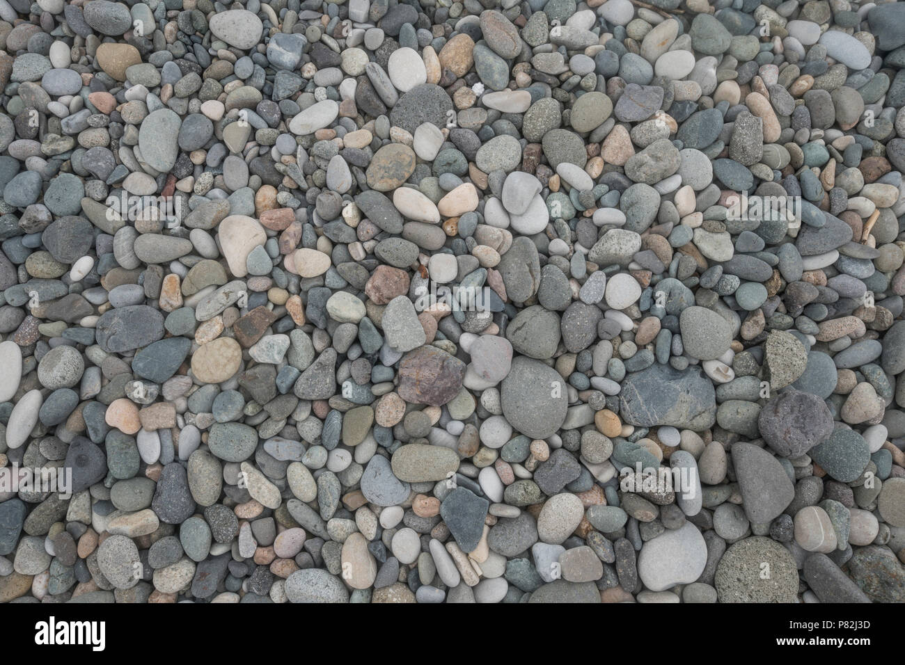 pebble on beach on sunny day abstract pattern texture background Stock ...