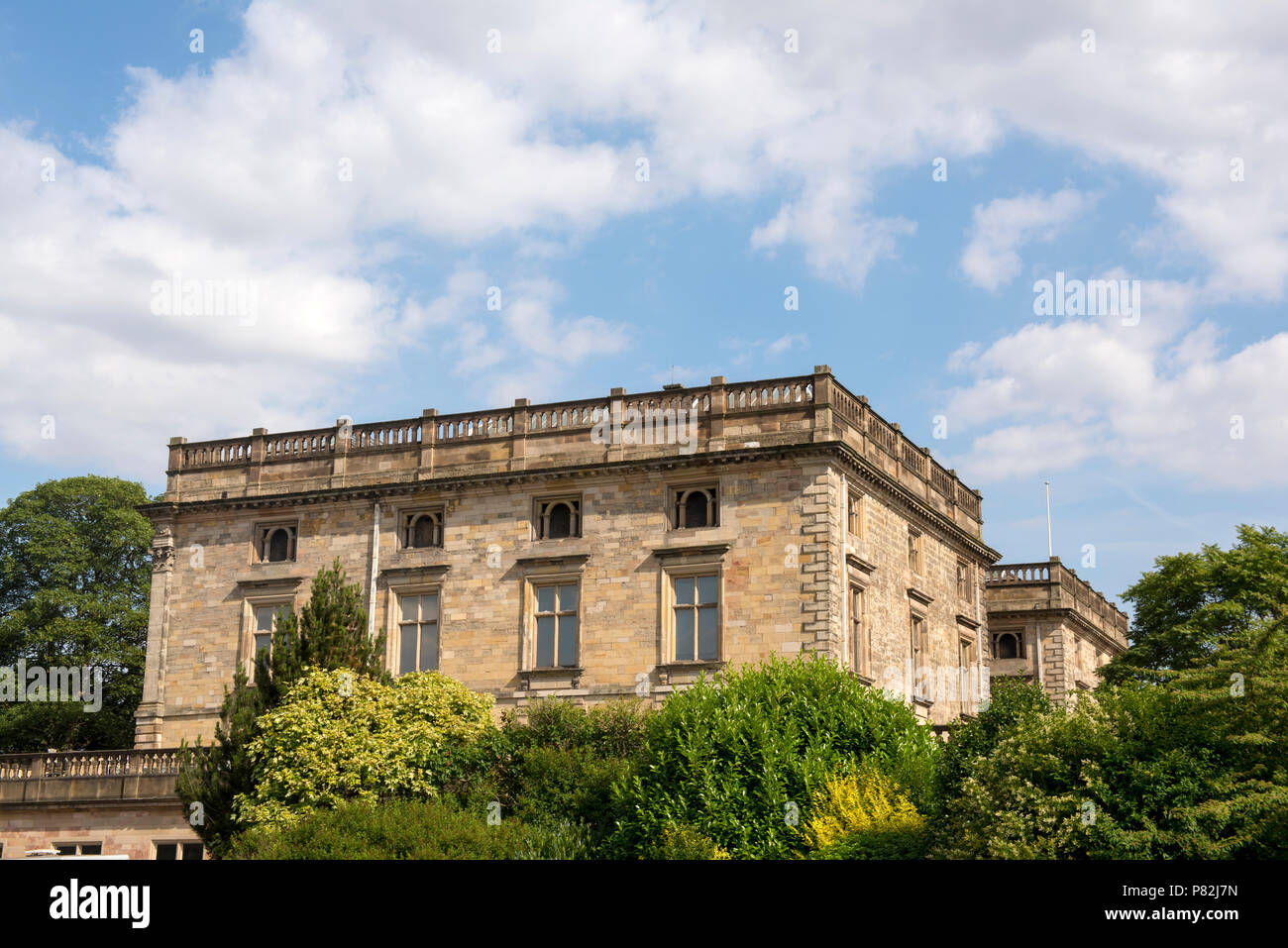 Nottingham Castle, Nottinghamshire England UK Stock Photo - Alamy