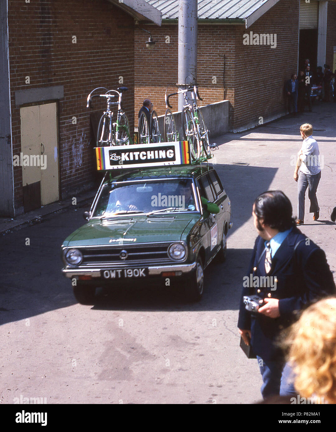support car, cycling road race Stock Photo - Alamy