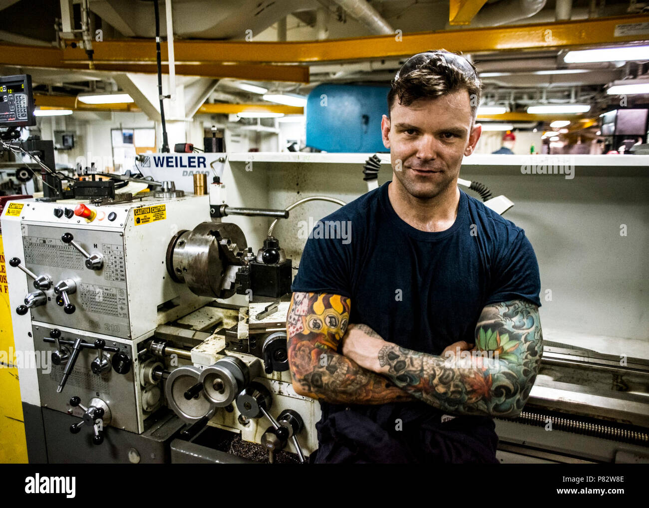 SOUTH CHINA SEA (July 5, 2016) Machinery Repairman 1st Class (SW ...