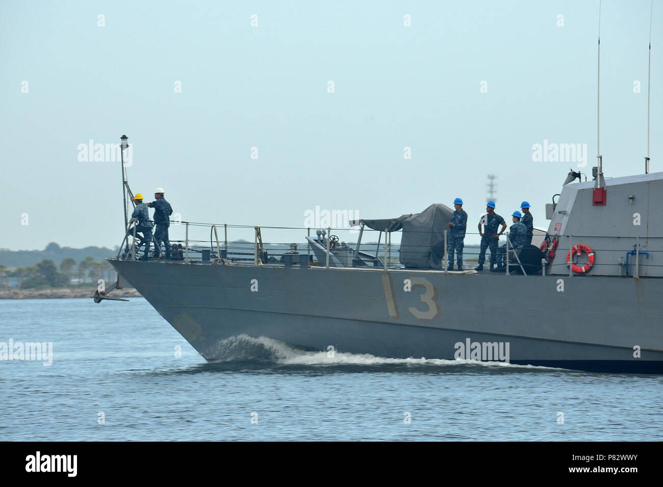 MAYPORT, Fla. (Aug. 02, 2016) – The Cyclone-class Patrol Coastal USS ...