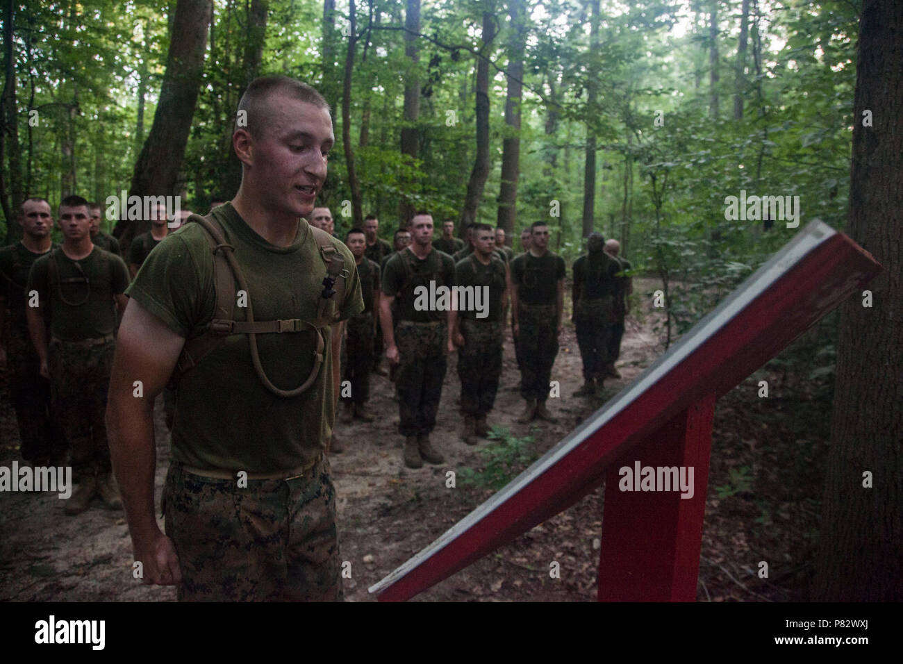 Platoon commanders inspection hi-res stock photography and images - Alamy