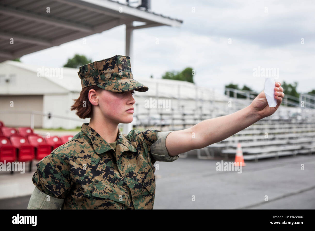 Platoon commanders inspection hi-res stock photography and images - Alamy