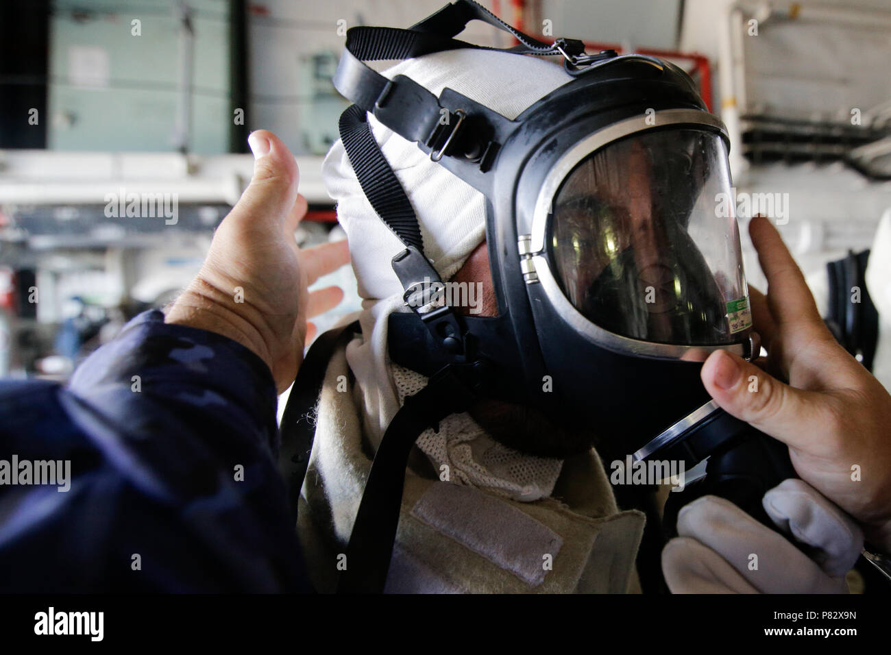 CONSTANTA, ROMANIA - JUNE 20, 2018: Romanian special forces marine ...