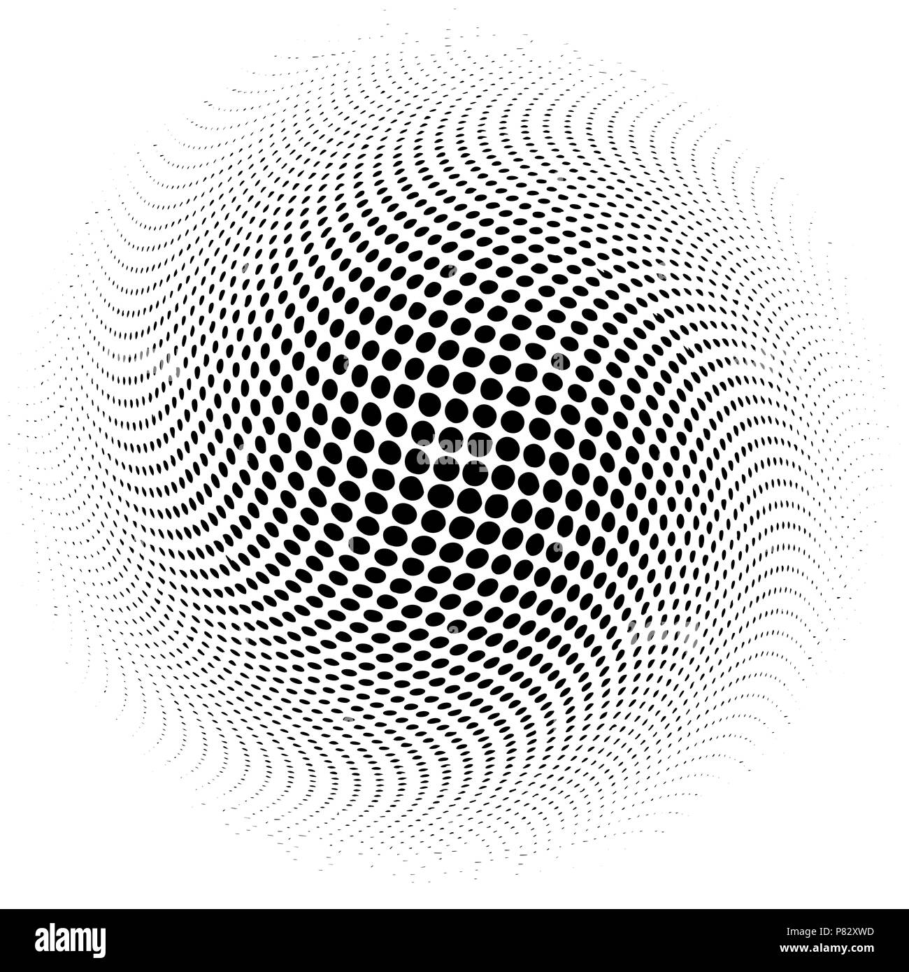 Abstract dotted vector background texture round Stock Vector Image ...