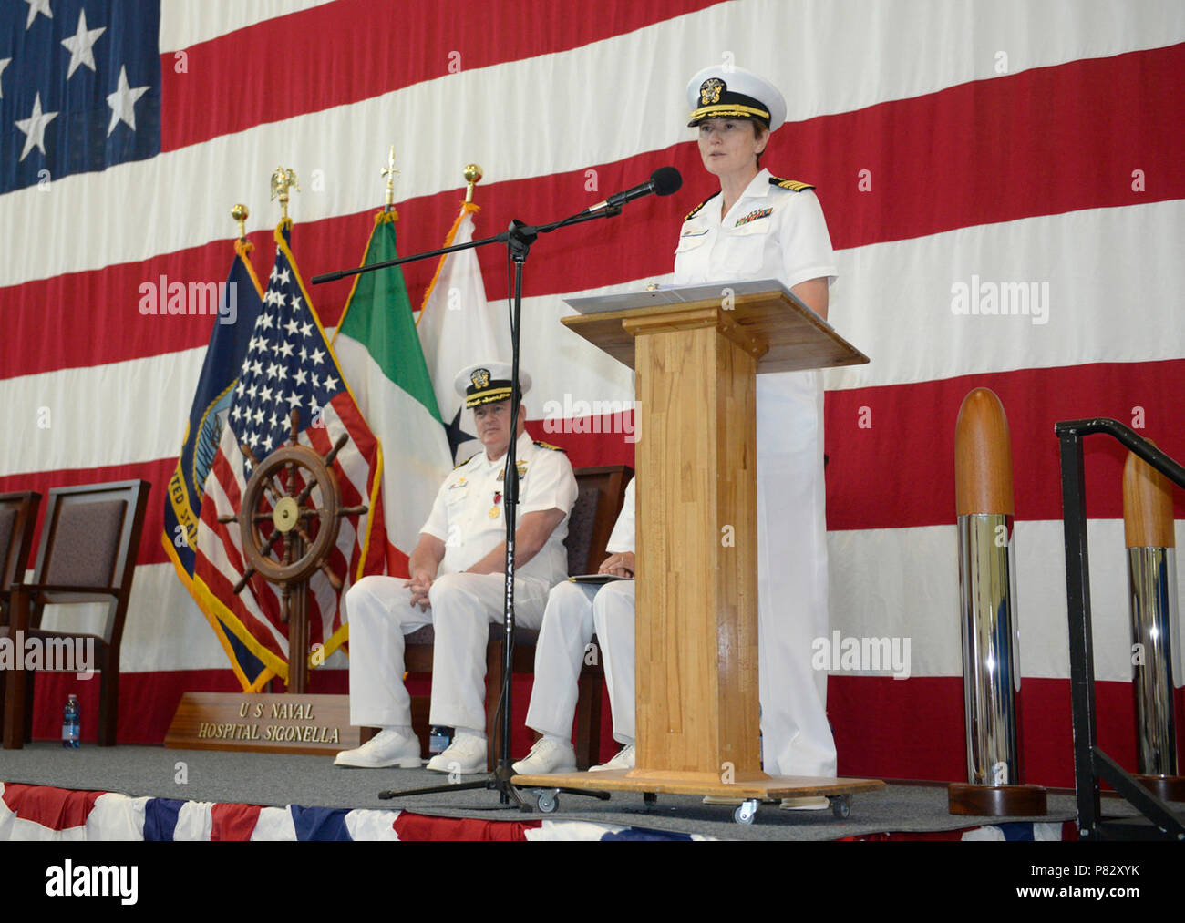 NAS SIGONELLA, Sicily (Aug. 9, 2016) U.S. Naval Hospital Commanding ...
